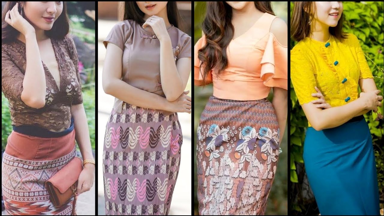 The bestest and top rated Myanmar dresses collection formal wear ...