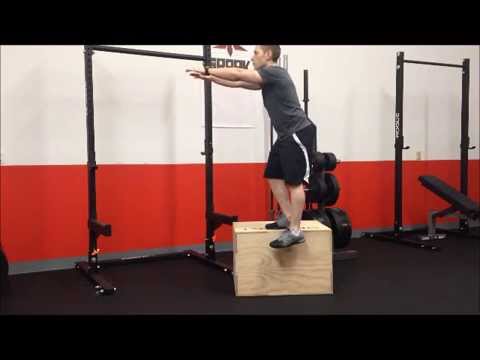 Elevated Single Leg Squat Side View - YouTube