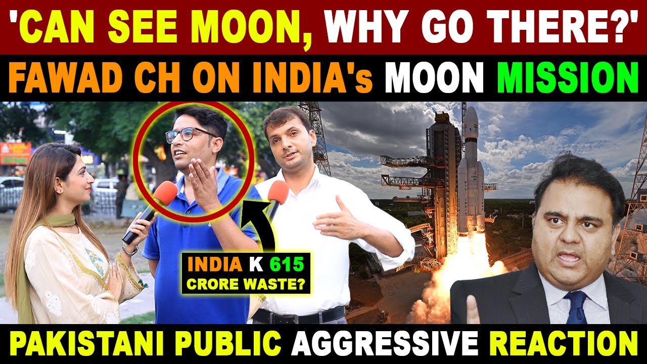 'CAN SEE MOON, WHY GO THERE?' | FAWAD CH ON INDIA's MOON MISSION | PAK ...