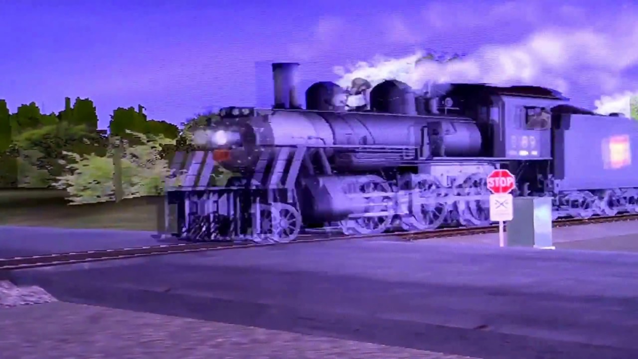 Strasburg 89 And Canadian National 3254 Pulls A 25-Car Passenger Train ...
