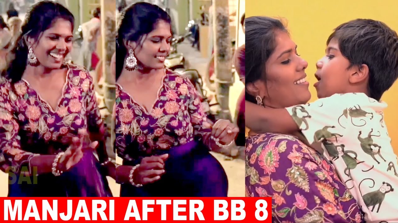 Bigg Boss Tamil 8 Manjari Kuthu Dance Celebration After Eviction | Vijay Tv | Today Episode Live ...