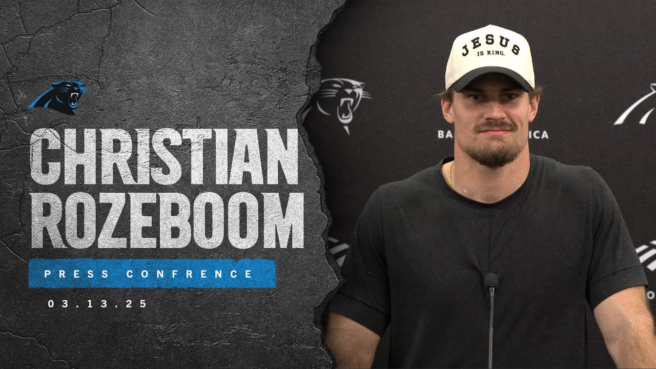 Christian Rozeboom meets with the media after signing with the Carolina ...