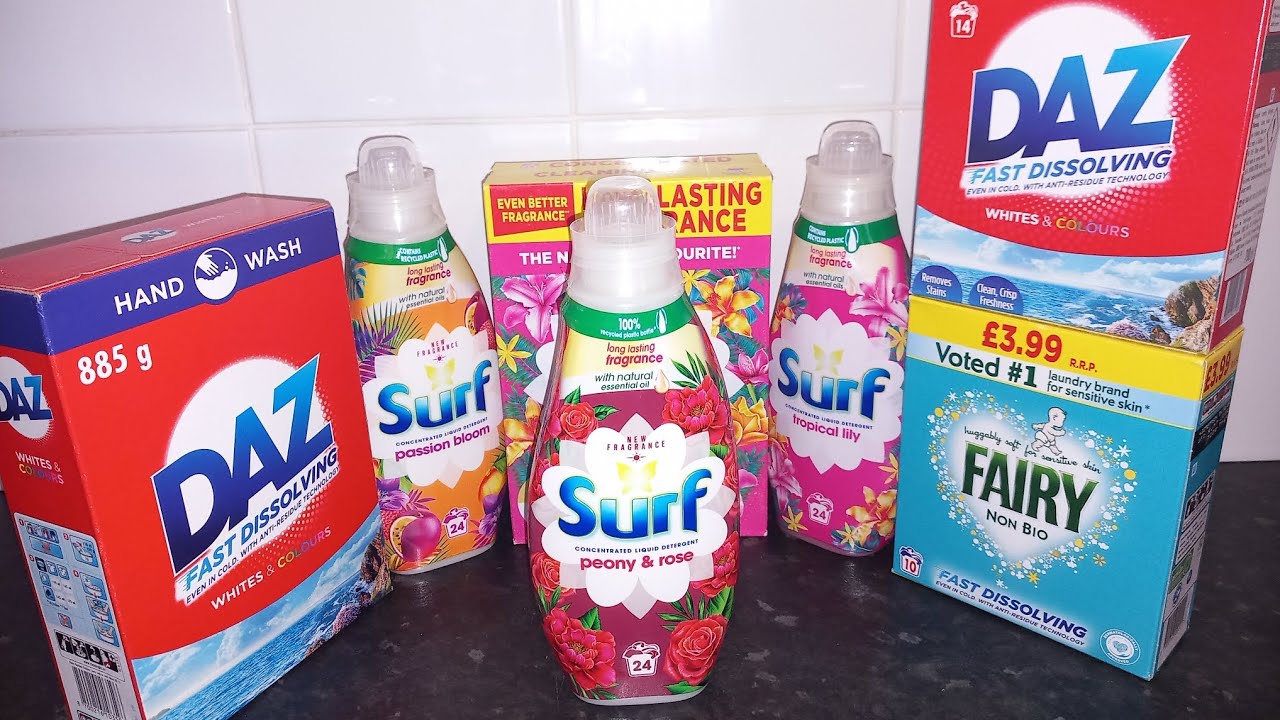 Laundry Powder Play - YouTube