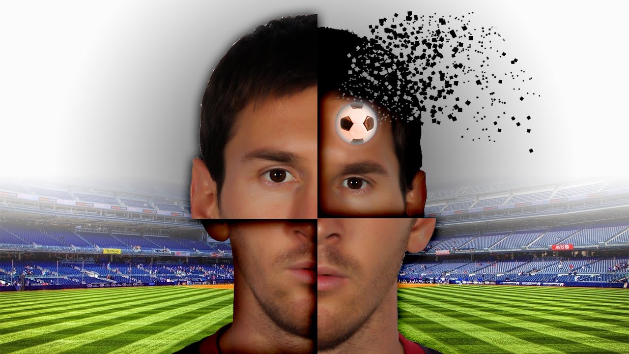 Photoshop Tutorial | Splatter | Photo Manipulation | Lionel Messi - YouTube