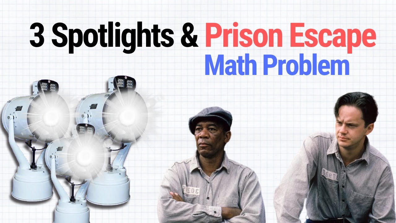 Ridiculous Math Problem About Spotlights & Prison - YouTube