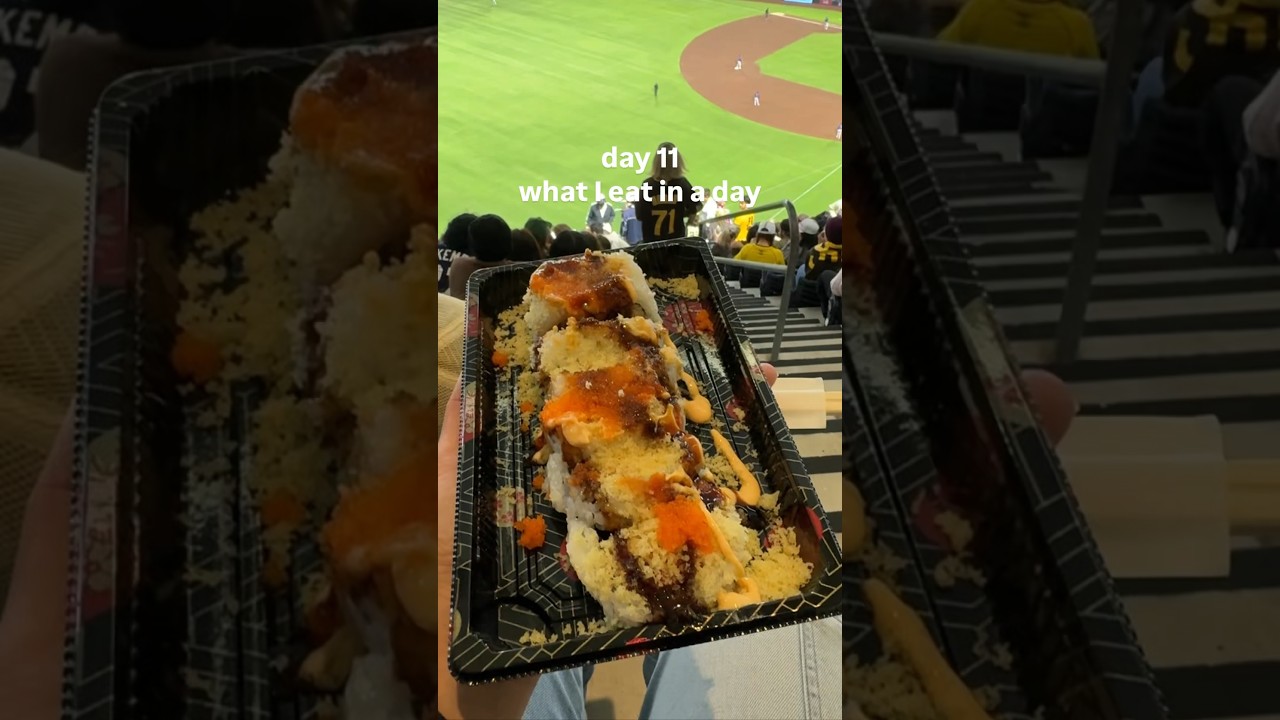 day 11 | locking in for the summer | what i eat in a day 🍣 | baseball ...