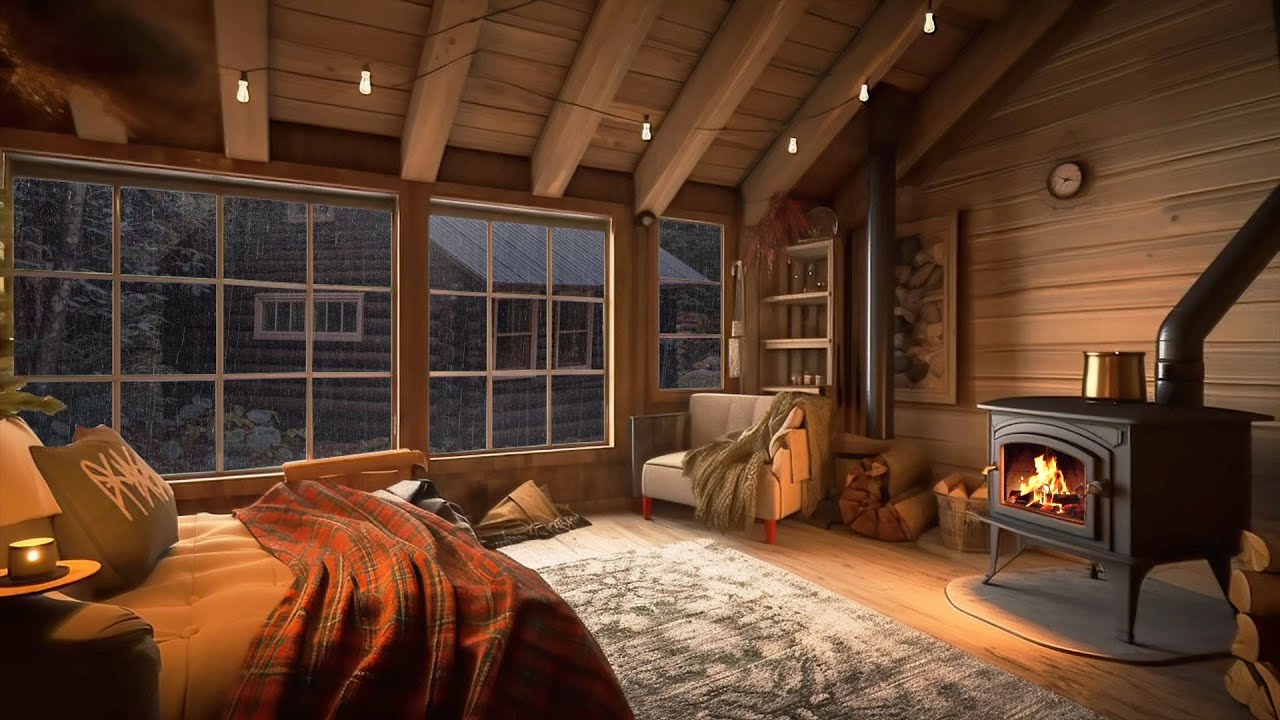 Go to Sleep w Rain Falling on Window 8 Hours Sleeping Problems ...