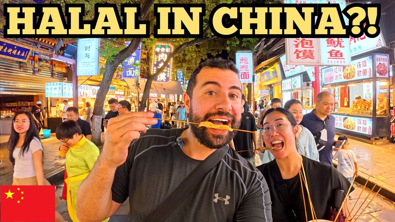 Xi’an HALAL Street Food Tour 🇨🇳 | Muslim Quarter’s Hidden Food Gems ...