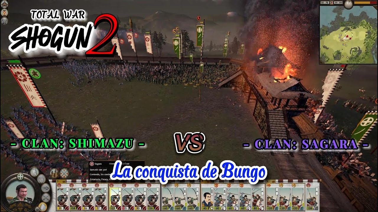 Total War: Shogun 2. La conquista de Bungo. Batalla del Clan Shimazu ...