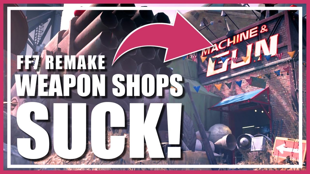 RPG Weapon Shops (SKIT) - Wall Market Final Fantasy Remake - YouTube