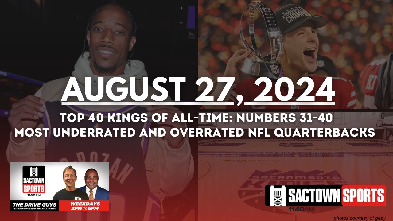 Top 40 Sacramento Kings of All-Time: Numbers 31-40 Revealed -- 8/27/24 ...