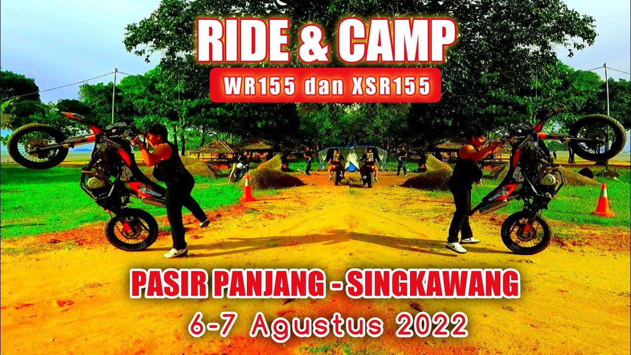Part 3 🔴 Touring Gabungan Yamaha WR155 & XSR155 🏁 Kegiatan & Acara ...