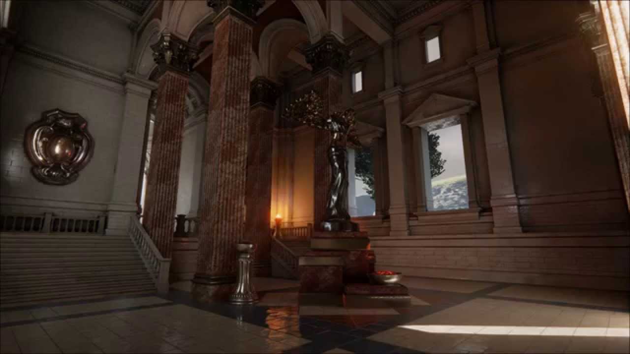 Temple + Realistic Interior | Unreal Engine 4 Tech Demo | GTX 770 4Gb ...