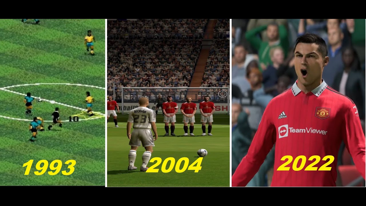 The Evolution of FIFA ( video games ) - YouTube