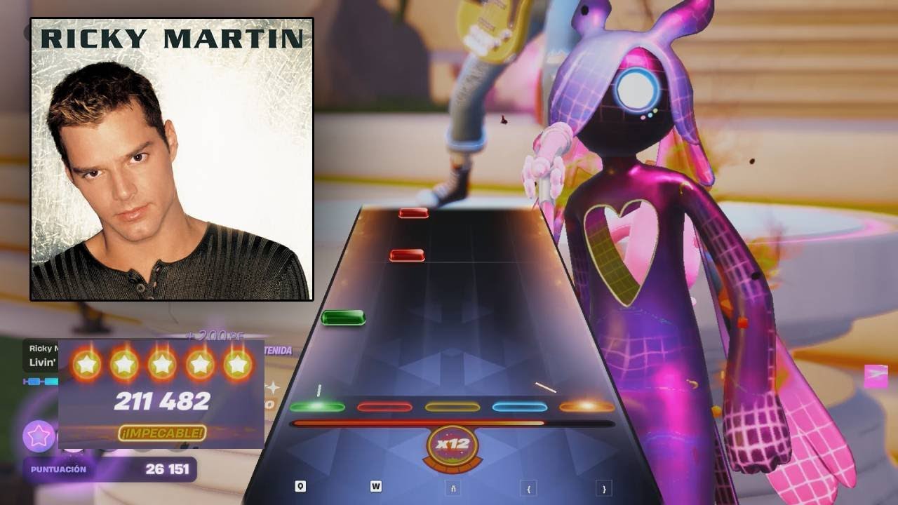 [Fortnite Festival S8] Ricky Martin - Livin' La Vida Loca FC Vocals ...
