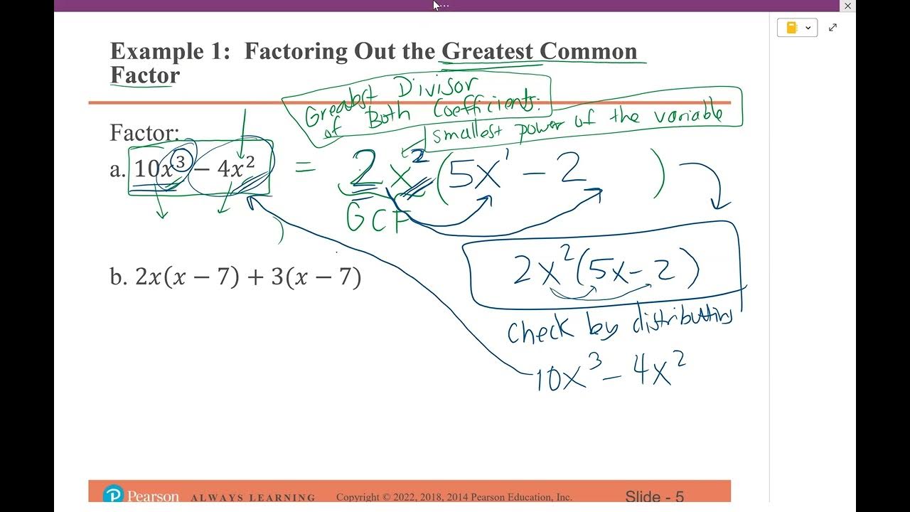 Section P5: Math 112: Factoring Polynomials - YouTube
