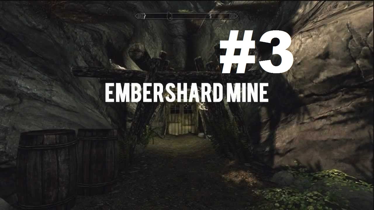 Skyrim Special Edition PS4 Part 3: Embershard Mine - YouTube