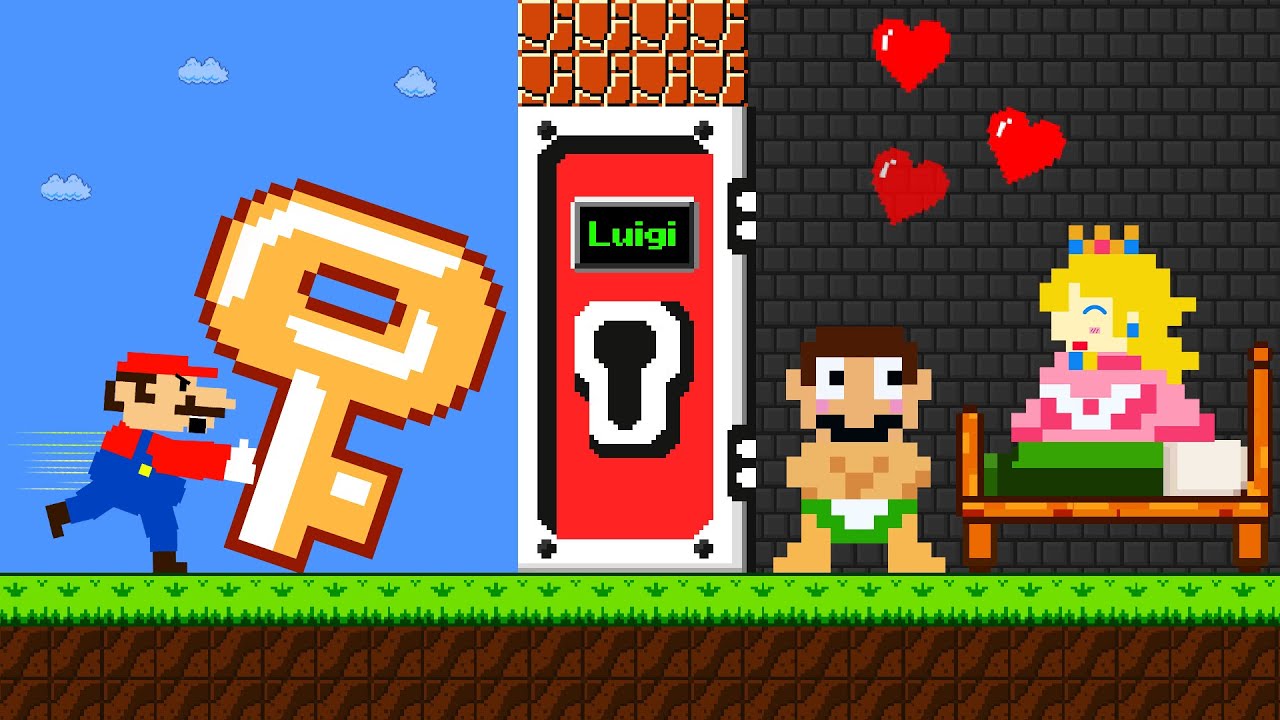 Mario and The Giant Key Door Maze | What happened in Mario room? Game ...