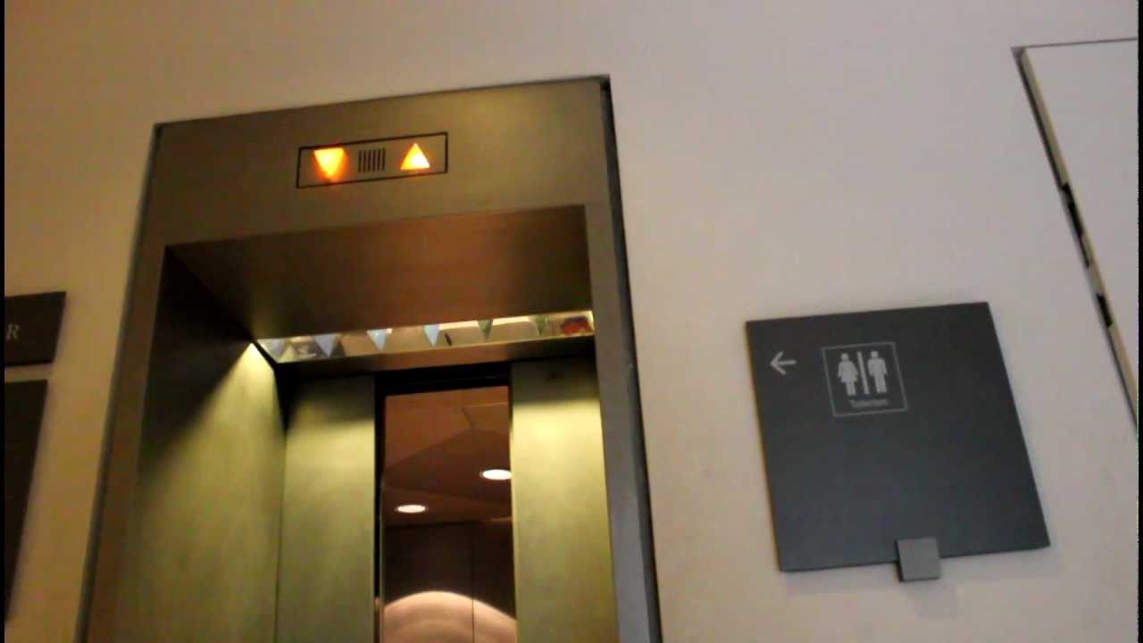 Schindler Traction Elevator at The Louvre Museum Paris - YouTube