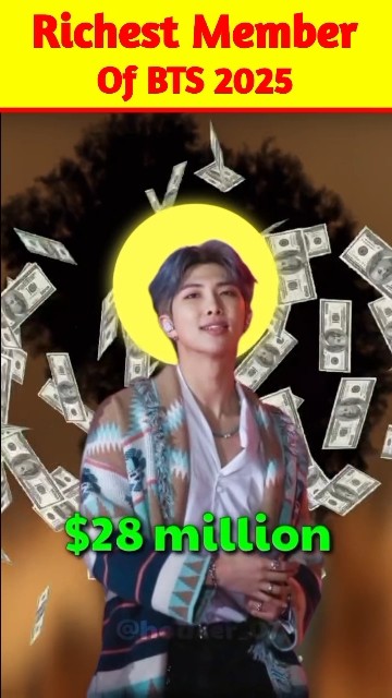 Richest Member Of BTS 2025 🤑 #shorts #bts #blackpink #v #jungkook - YouTube