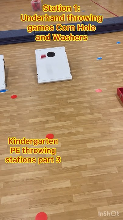 Kindergarten PE throwing and catching stations #pe #education #fun # ...