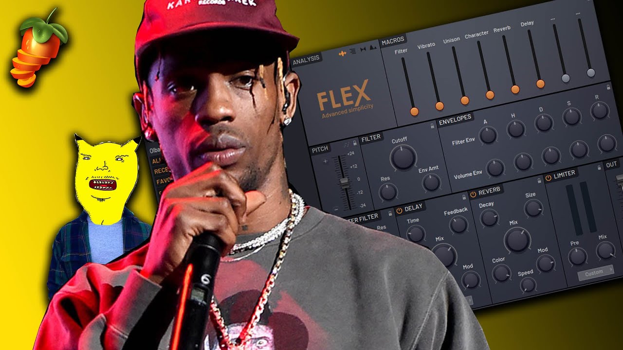 How To Make Guitar Trap Bangers For Travis Scott w/ Stock FL Studio ...