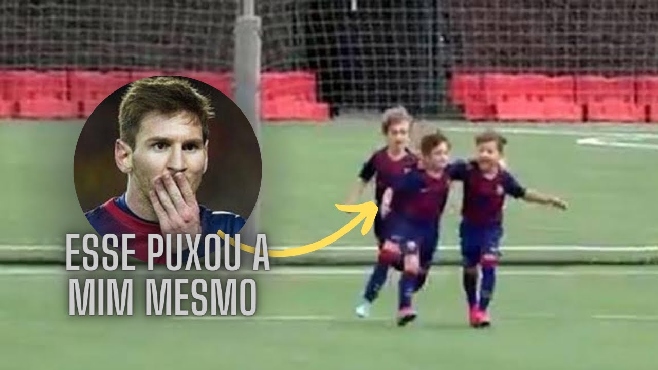 Thiago Messi está Dando Show “ Messi tá Impressionado” - YouTube