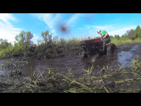 Sears suburban mud mower - YouTube