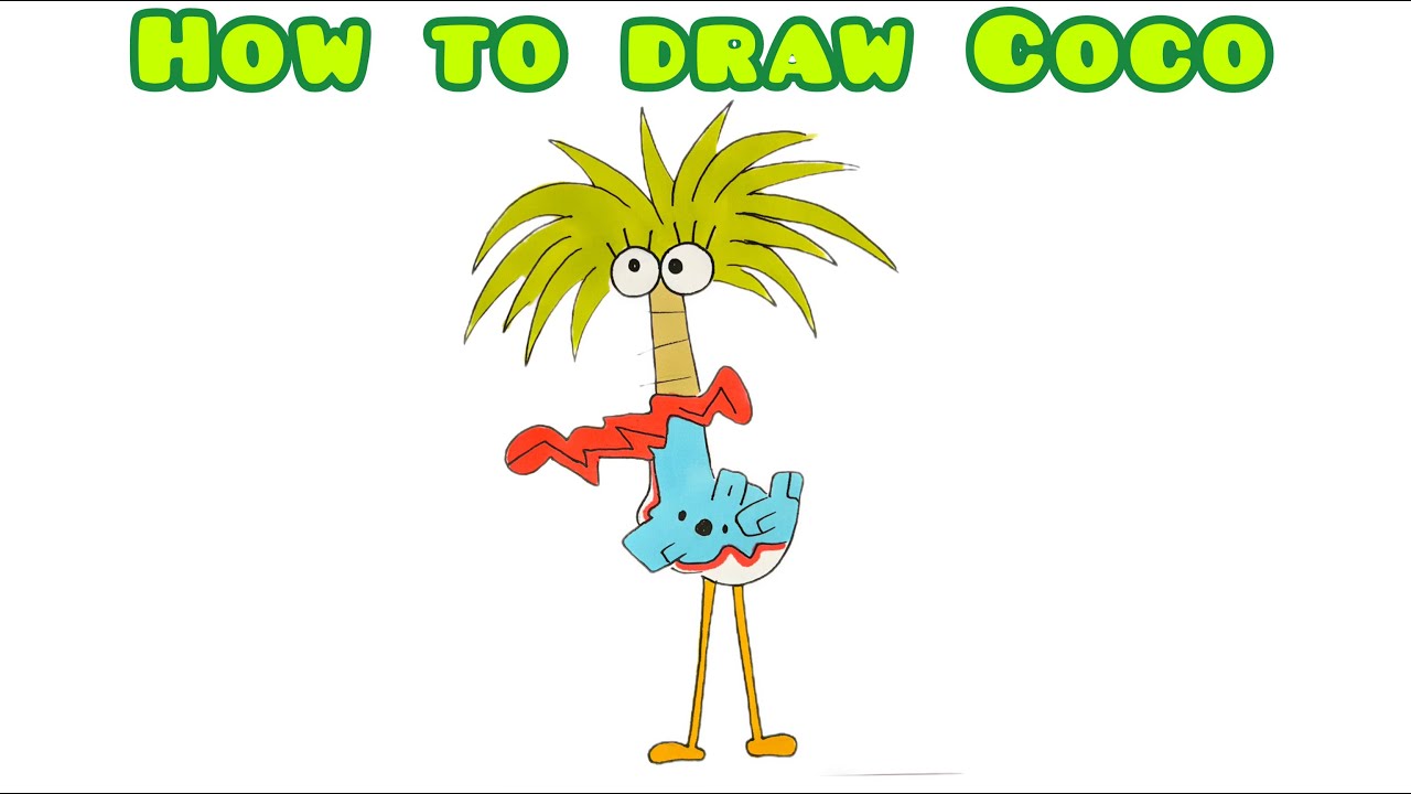 How to Draw Kind, Helpful, and Funny Coco from Foster's Home for ...