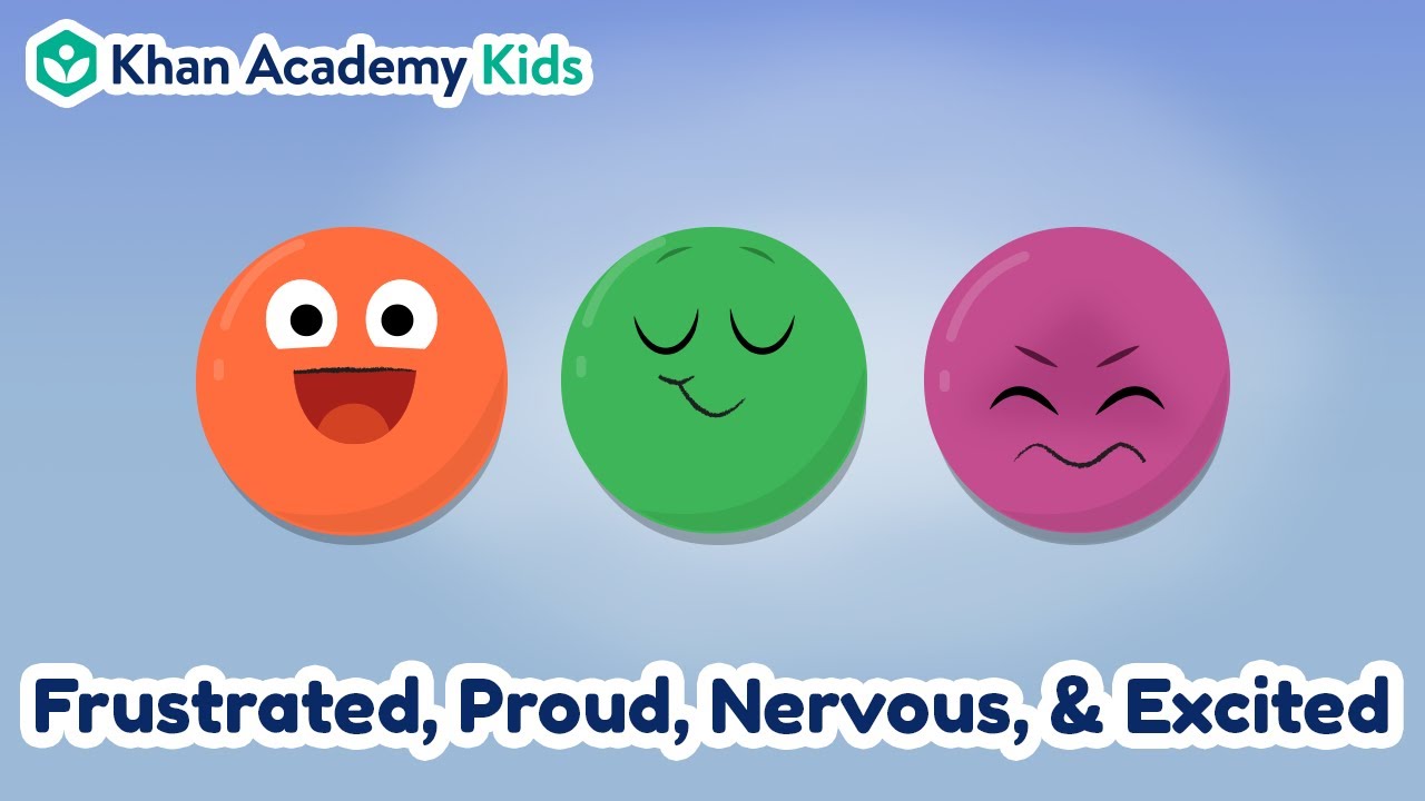 Frustrated, Proud, Nervous, & Excited | Feelings and Emotions for Kids ...