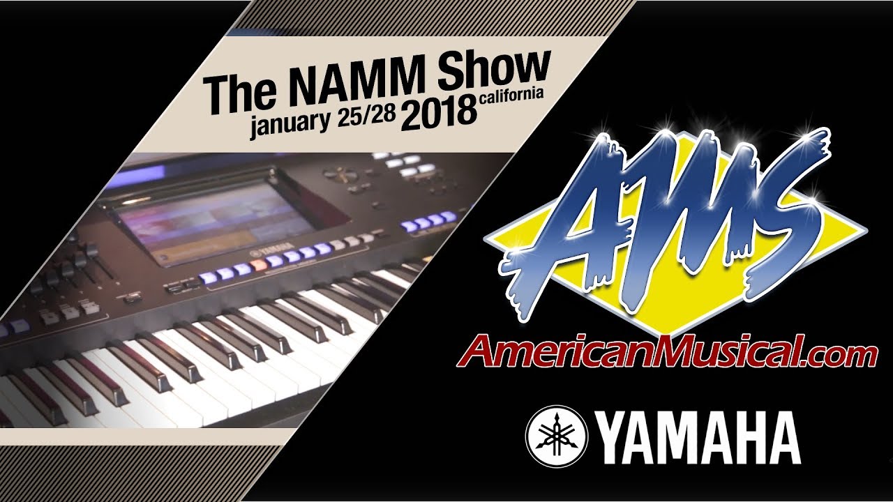 Yamaha Genos Workstation Keyboard - AMS at NAMM 2018 - YouTube