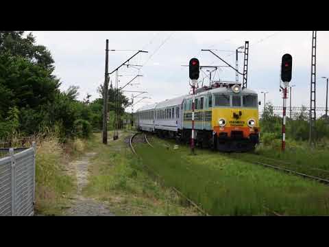 EP07-356 "Żółte Czoło" z IC Halny | 13.06.2023r, Kędzierzyn Koźle - YouTube