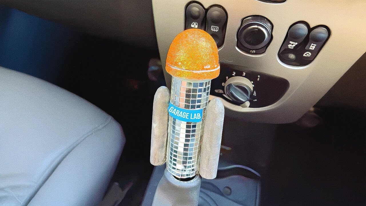 Custom Gear Shifter ideas. Pump up your Gear knob and Car - YouTube