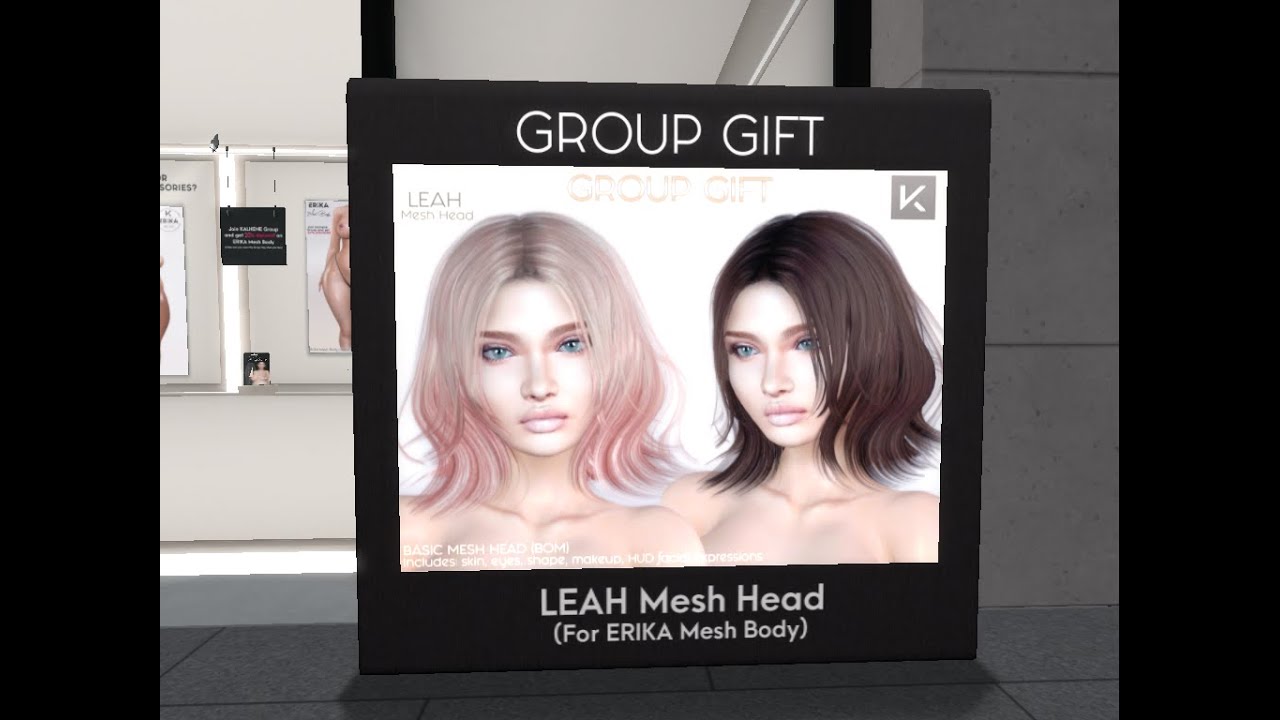 Second Life Gift Kalhene- ERIKA Main Store & Mall, KALHENE 2021 - YouTube