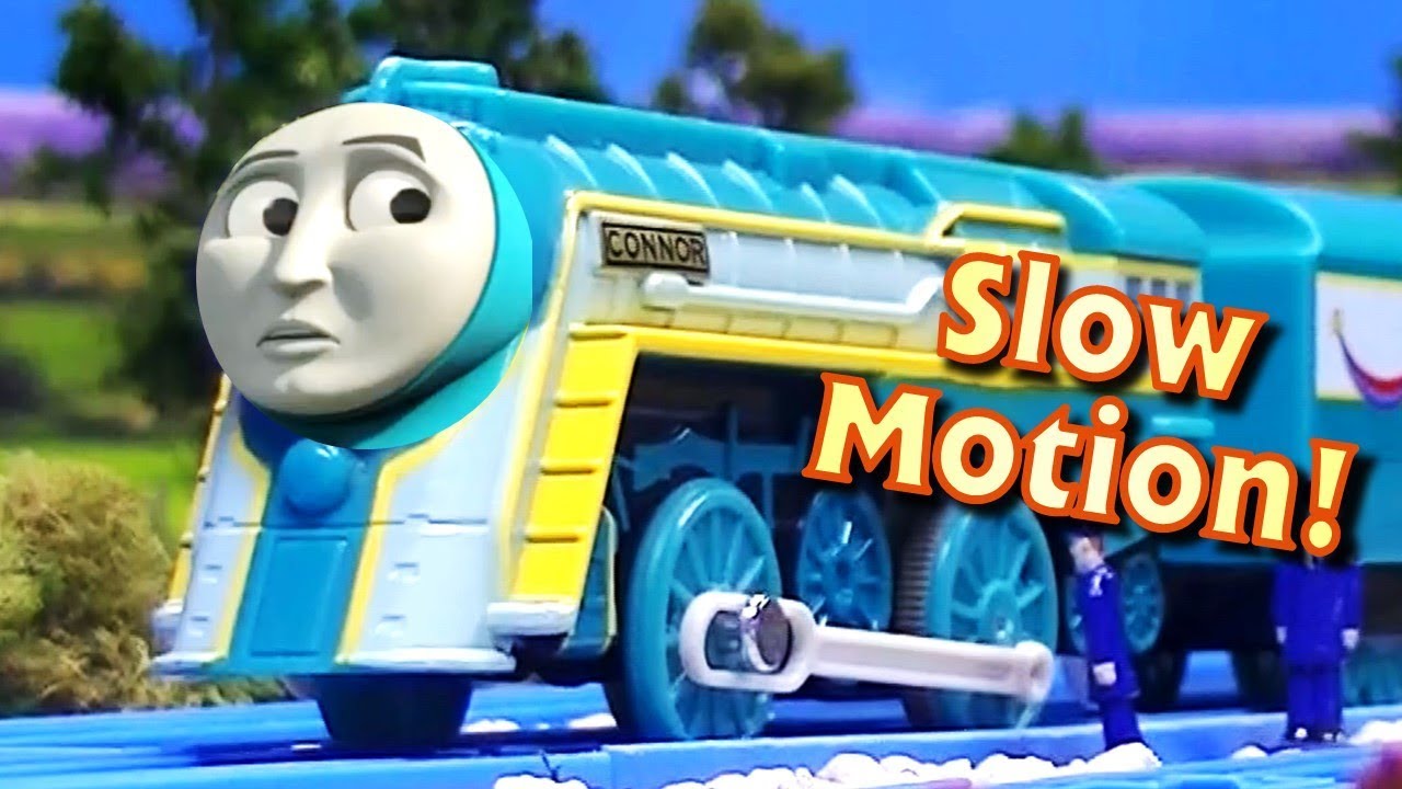 Cautious Connor | Connor has an accident! Slow Motion Thomas & Friends ...