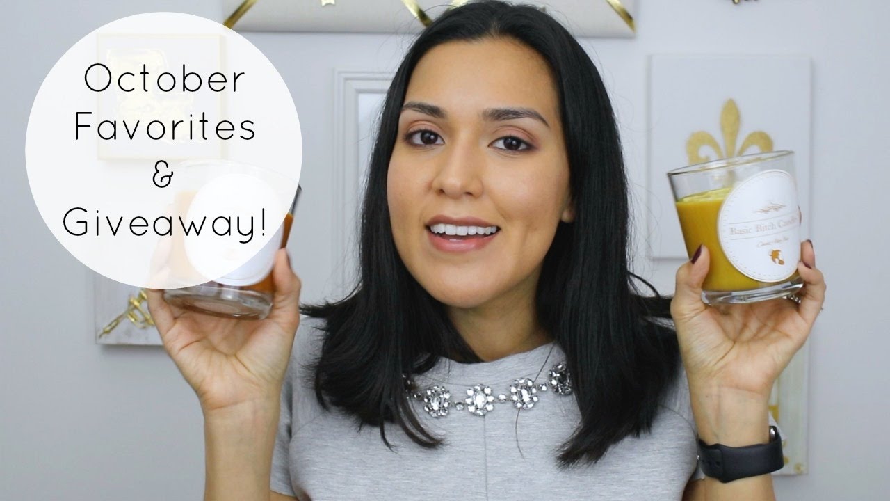 October Favorites + Giveaway! - YouTube
