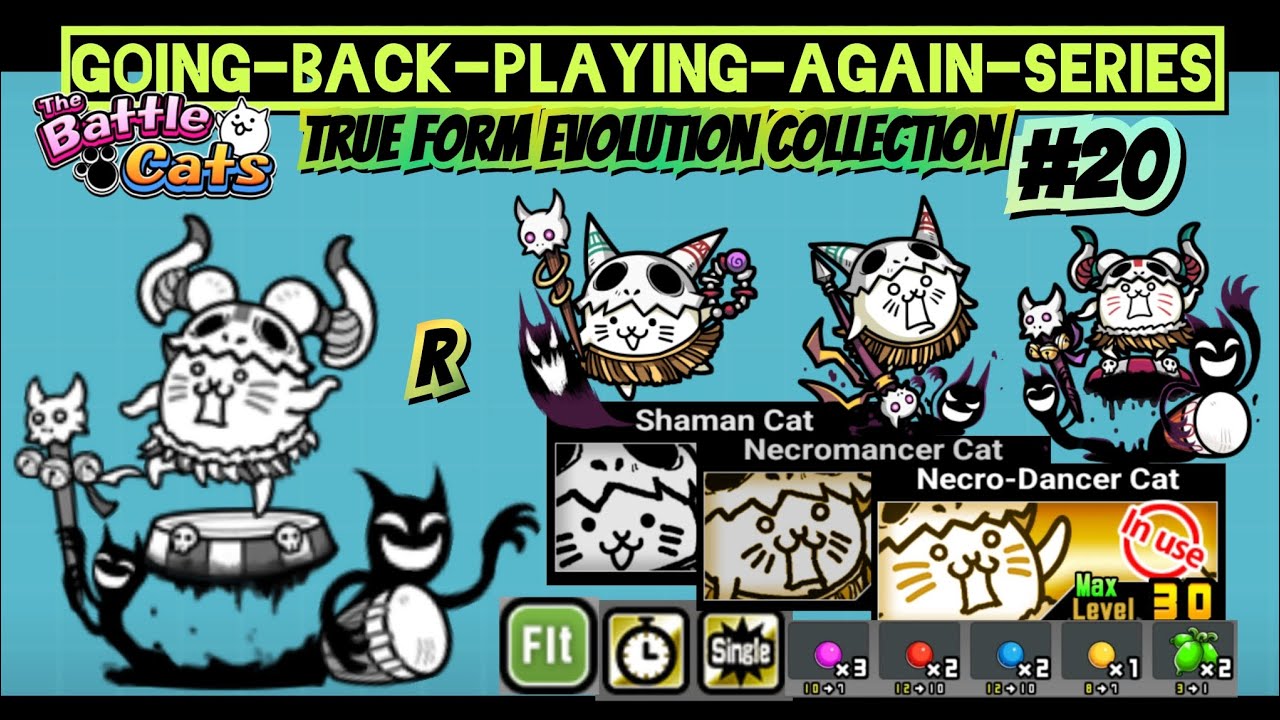 Shaman Cat True Form Evolution [TheBattleCats ...