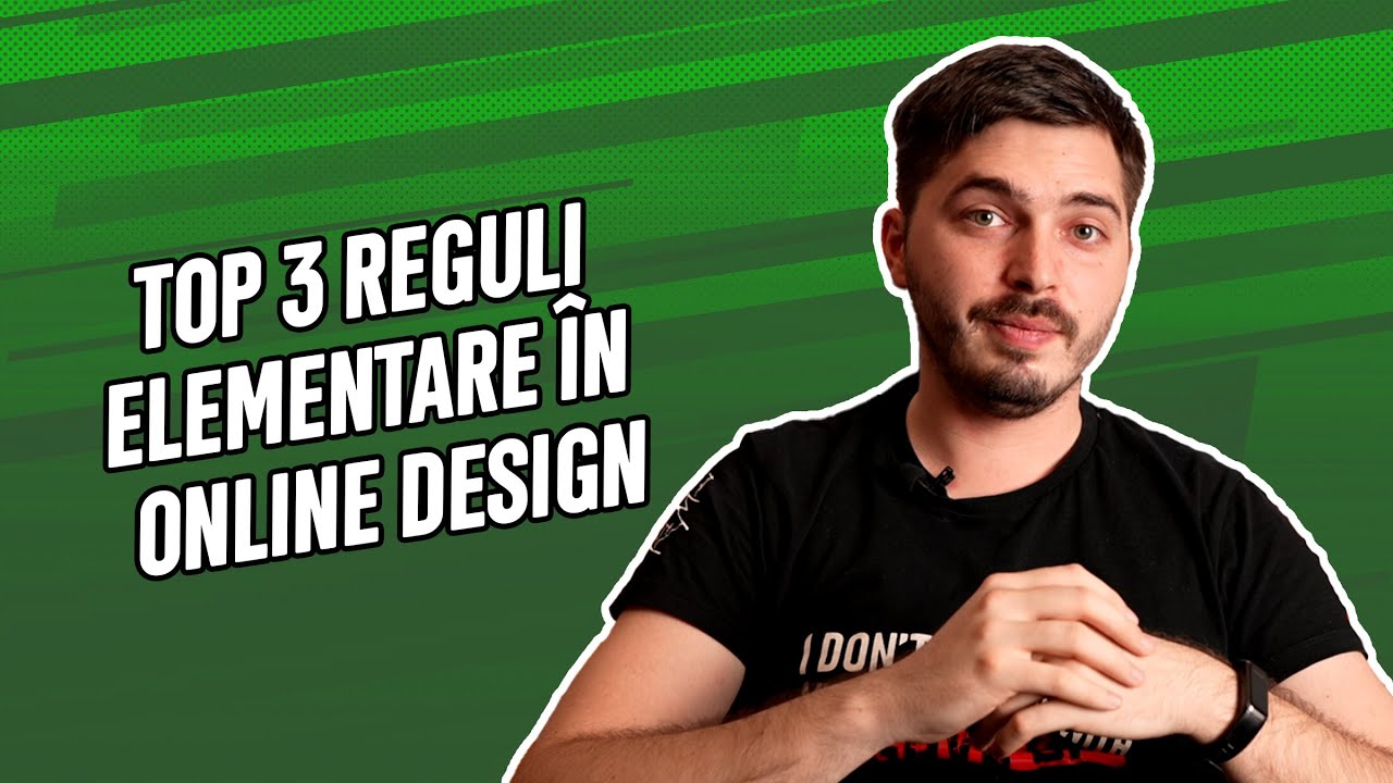 Top 3 reguli elementare în Graphic Design - YouTube