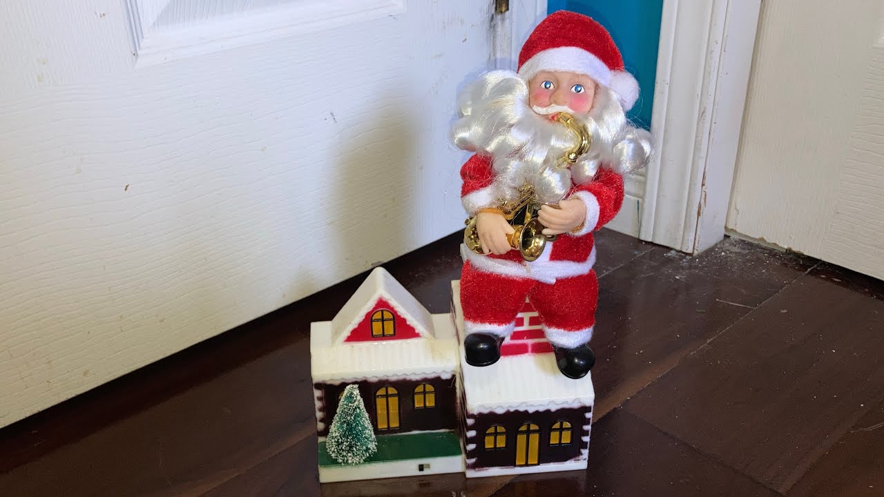 9” Musical Christmas Moving Figure - YouTube
