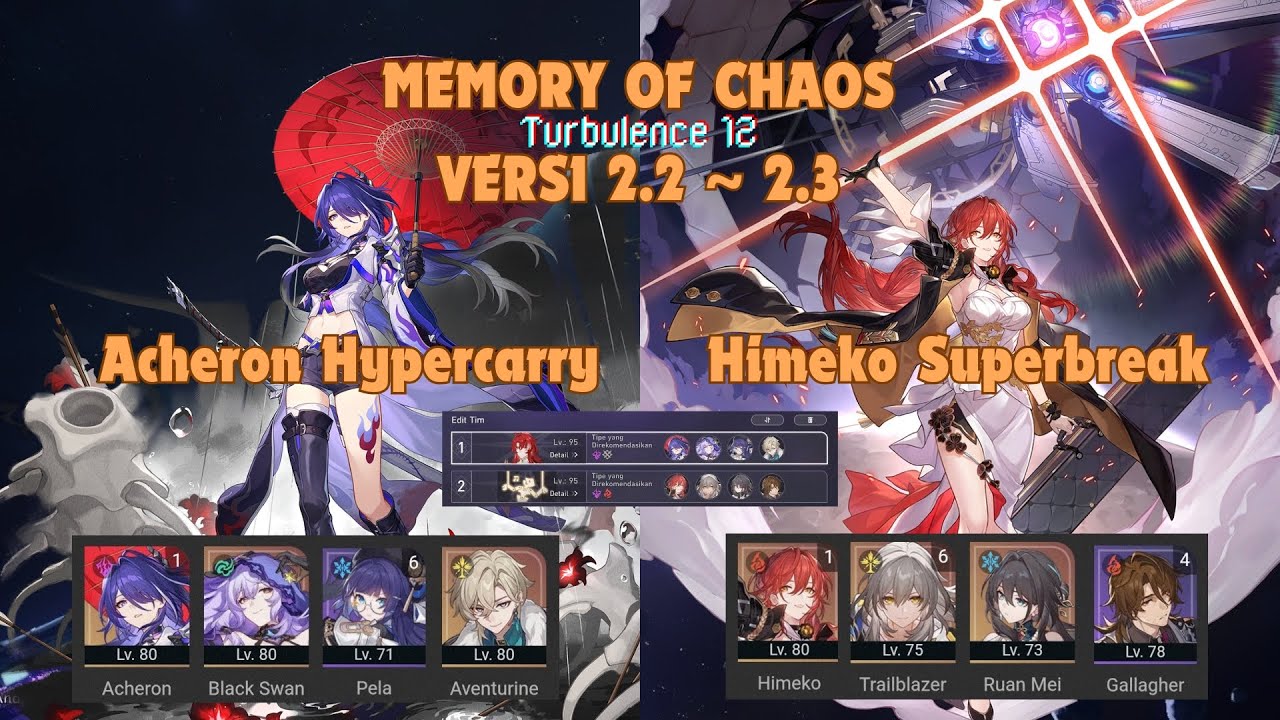 [Honkai Star Rail] v2.3 Memory Of Chaos 12 (3 star) Full Auto 🔥 ...