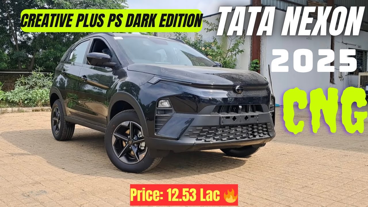 Tata Nexon Creative Plus PS CNG Dark Edition | After New GST अब और ₹1. ...
