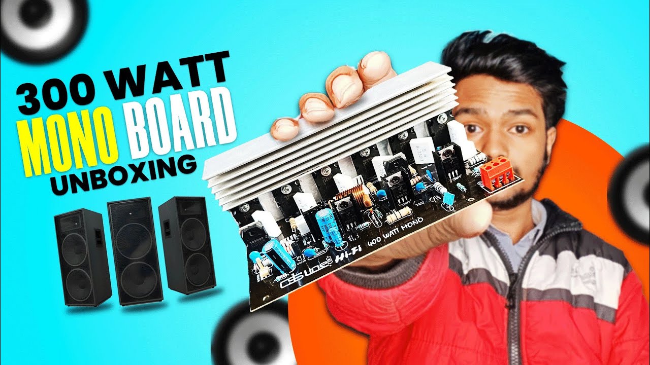 300 watt Amplifier Board with 6 transistors of 2Sc5200 || Powerful ...