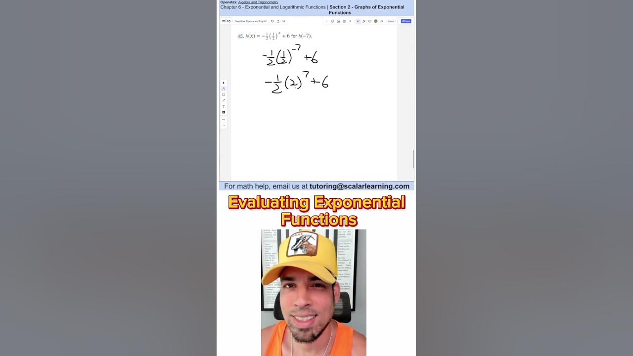 Evaluating Exponential Functions #maths #mathematics #satprep # ...