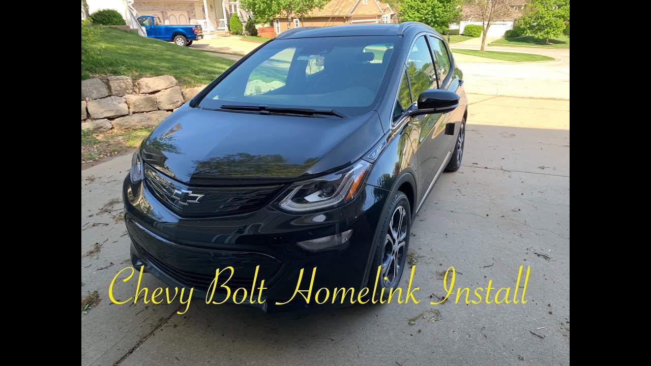 Chevy Bolt Homelink Install - YouTube