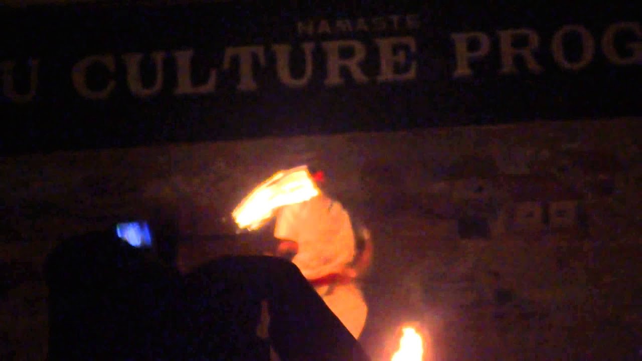 Amazing Tharu Stick Fire Dance HD - YouTube