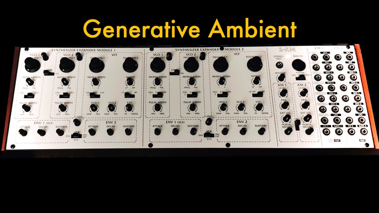 Behringer 2XM Generative Ambient - YouTube