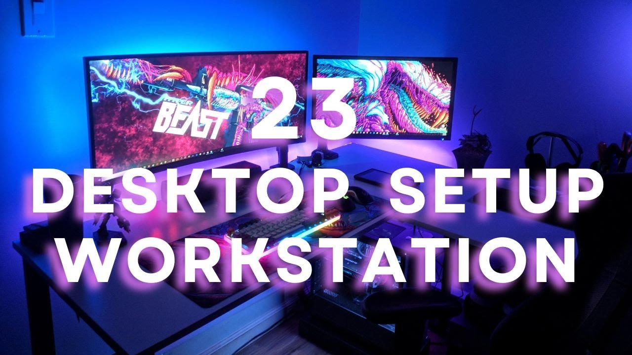 Tech Lover / 23 Desktop Setup Workstation / Most Ideal Setup - YouTube
