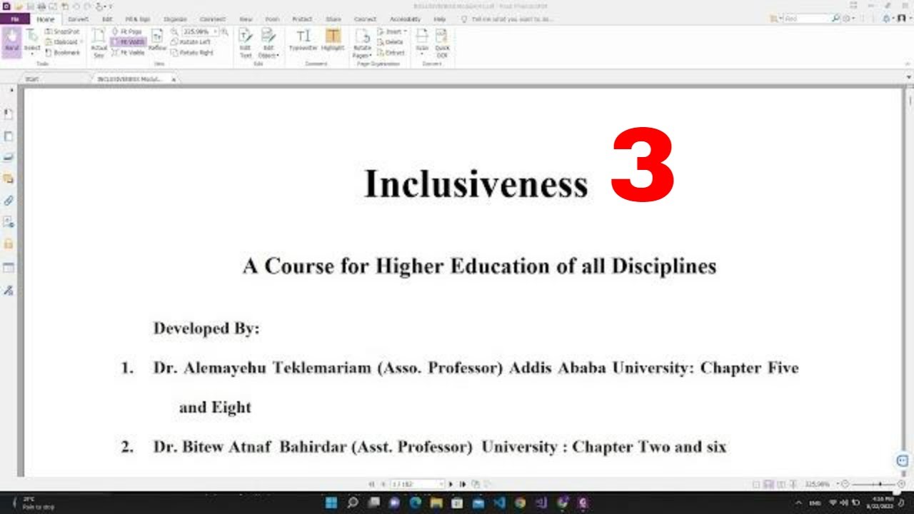 inclusiveness chapter 3 (part 1) for freshman course students - YouTube
