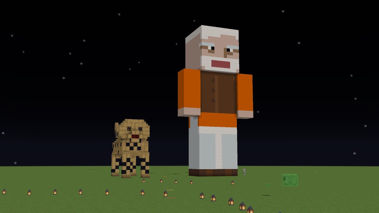 MAKING THE BIGGEST STATUE OF PM NARENDRA MODI JI IN MINECRAFT - YouTube