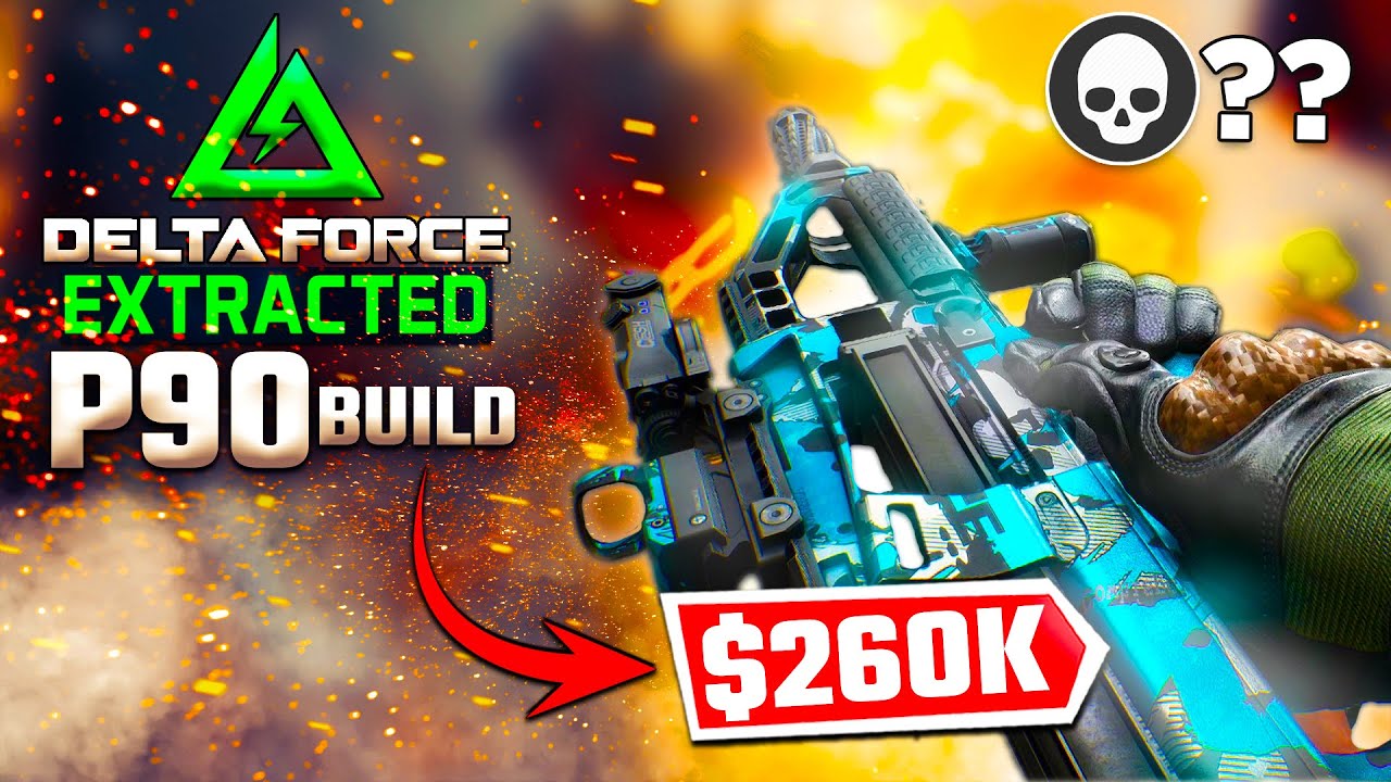 Delta Force P90 Gameplay & Build | Delta Force Operations - YouTube
